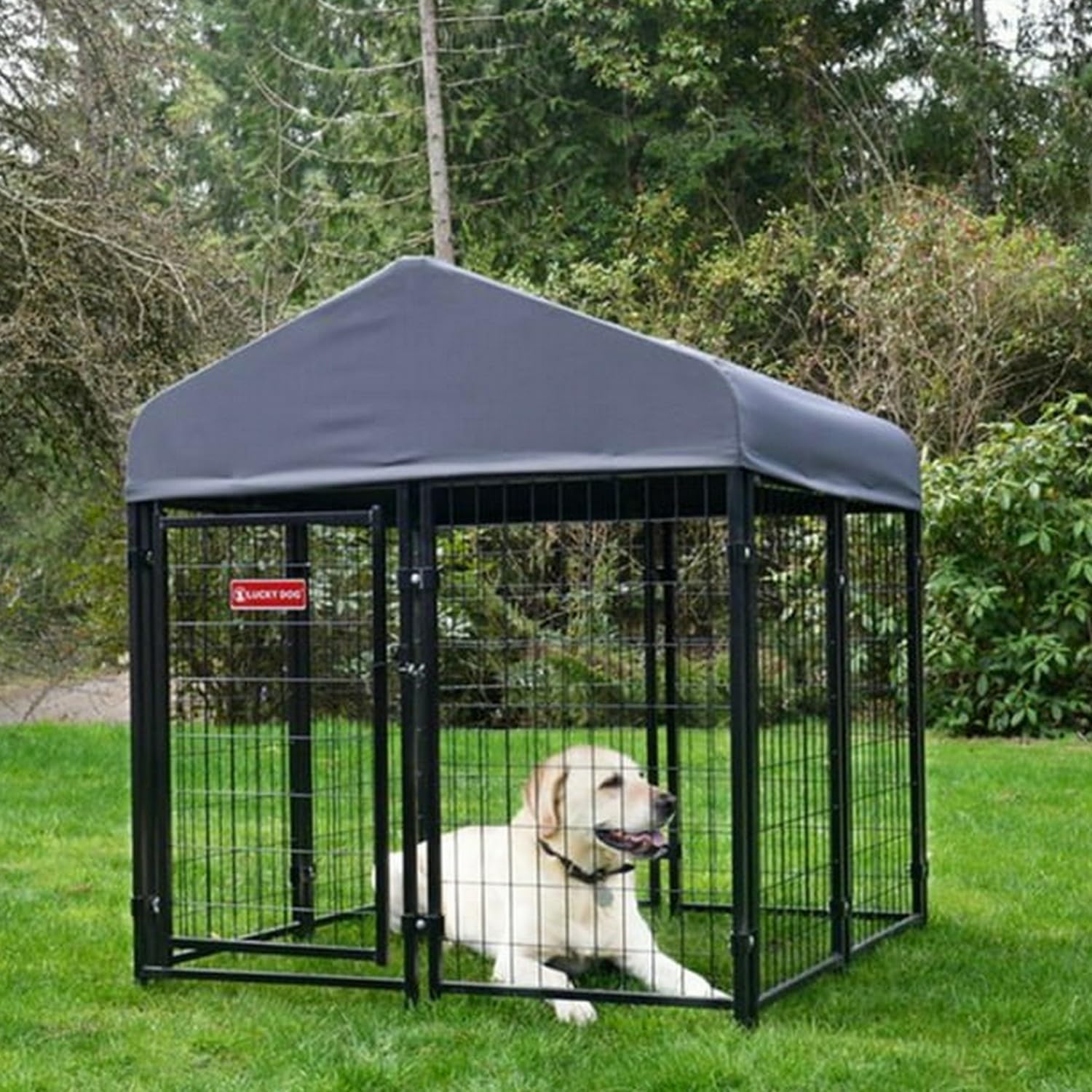 Chenil extérieur pour chien - Boxes en Kit de Détente & d’Attente avec ...